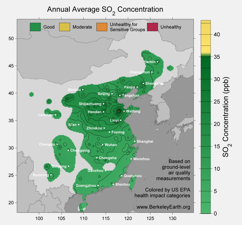 Air Pollution in China - Berkeley Earth