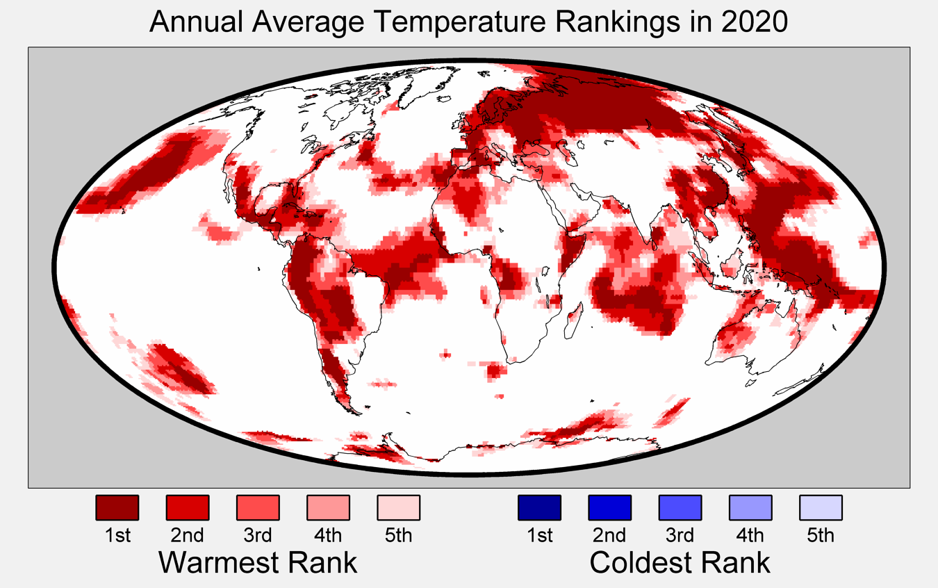 Global Temperature Report for 2020 - Berkeley Earth
