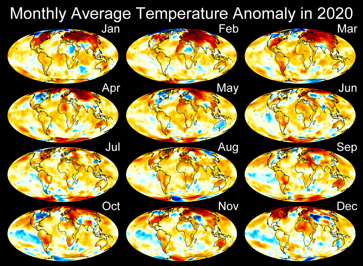 Global Temperature Report for 2020 - Berkeley Earth