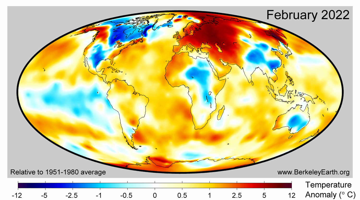 February 2022 Temperature Update - Berkeley Earth
