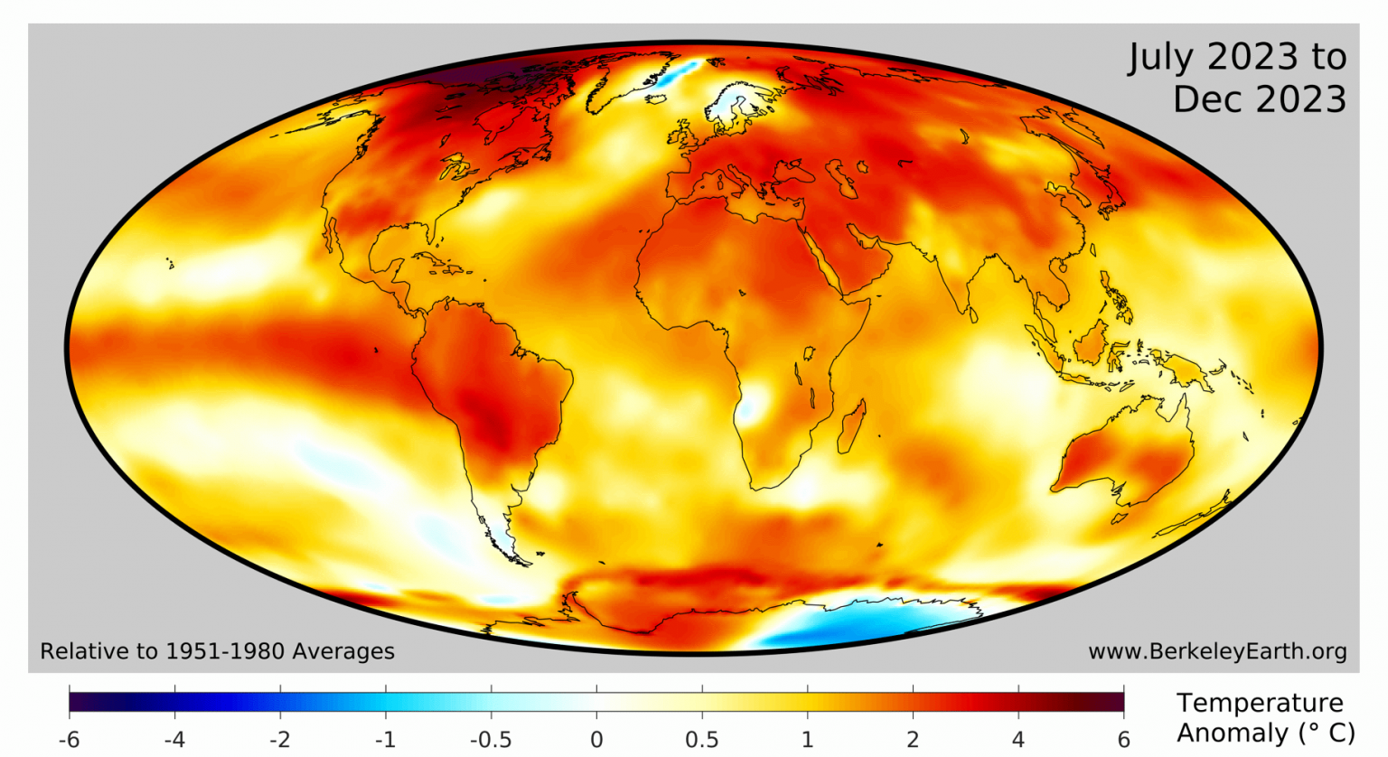 Global Temperature Report for 2023 - Berkeley Earth