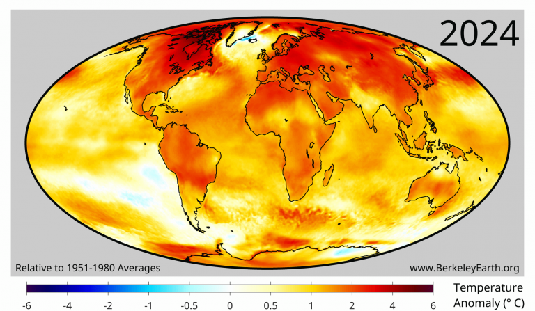 Global Temperature Report for 2024 - Berkeley Earth